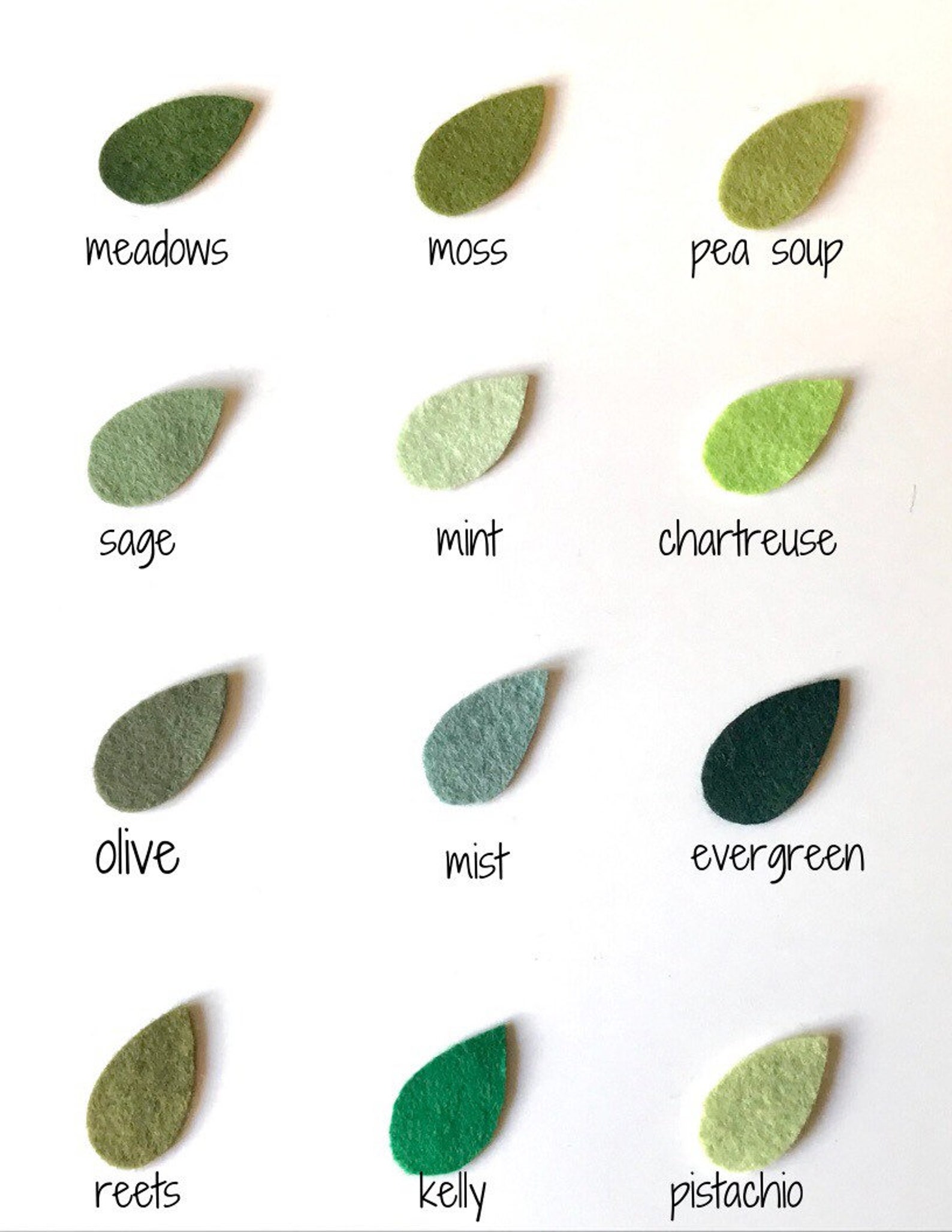 Rose Felt Flower Stems Wool Felt Flowers Wedding Bouquet - Etsy