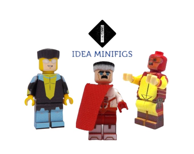 Lego Custom Invincible Comics Omni Man Nolan Grayson Minifigure - Etsy