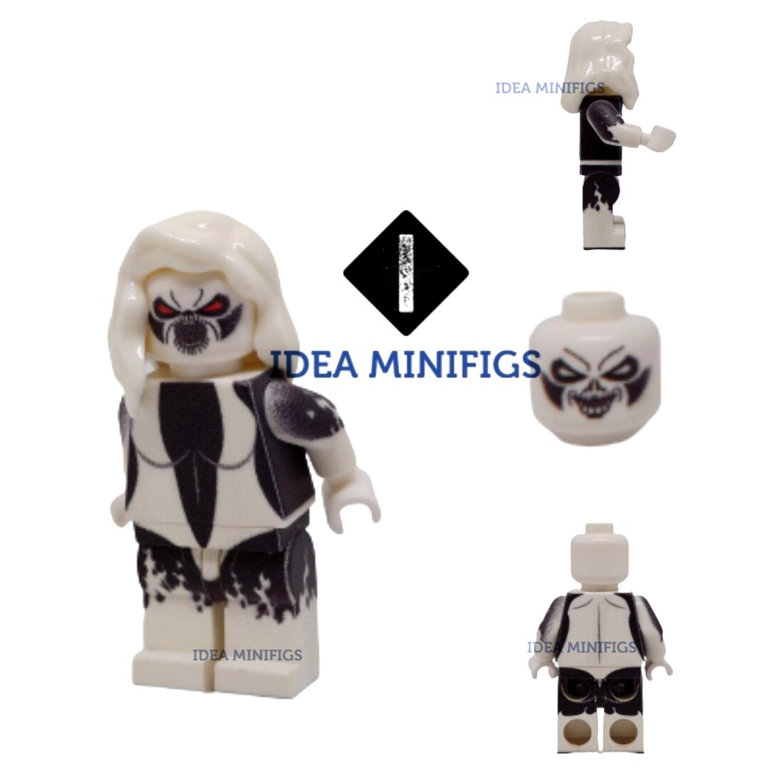 Custom UV Printed Silver Banshee Siobhan Mcdougal - Model Built of Lego ...
