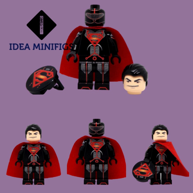 Custom UV Printed Bat Tron Vs Super Tron - Models Built of LEGO ...