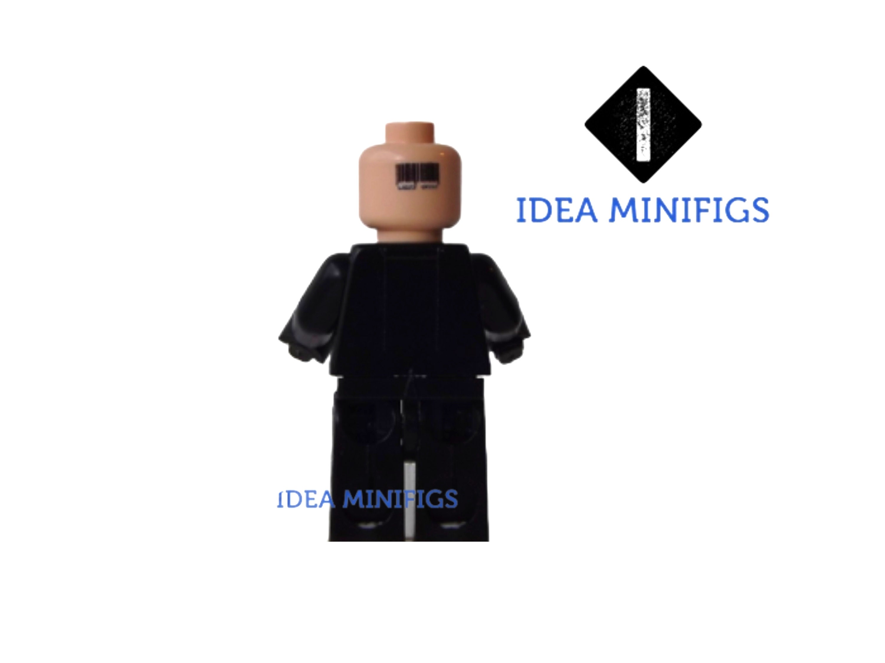Custom UV Printed Hitman Agent 47 Minifig - Model Built of LEGO ...