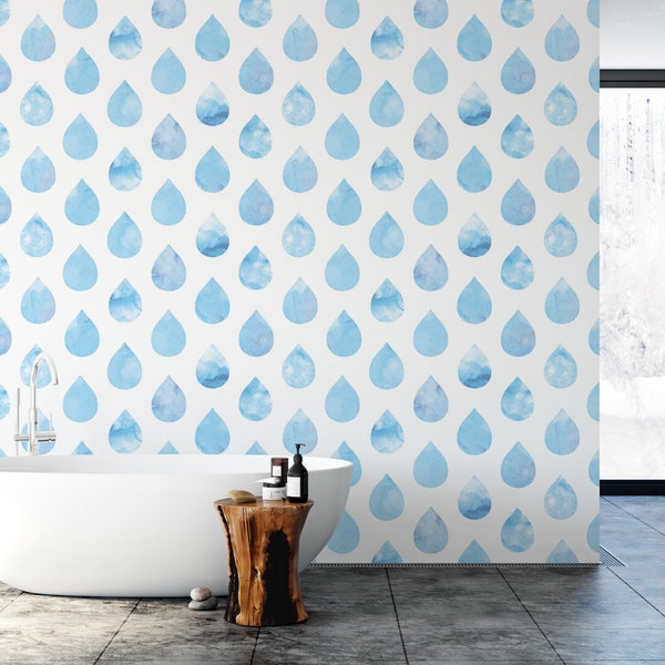 Temporary Wallpaper Water - Etsy
