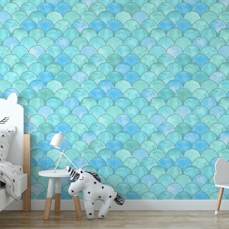 Mermaid Wallpaper - Etsy
