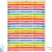 Hand Drawn Horizontal Rainbow Lines Removable Wallpaper Wall - Etsy