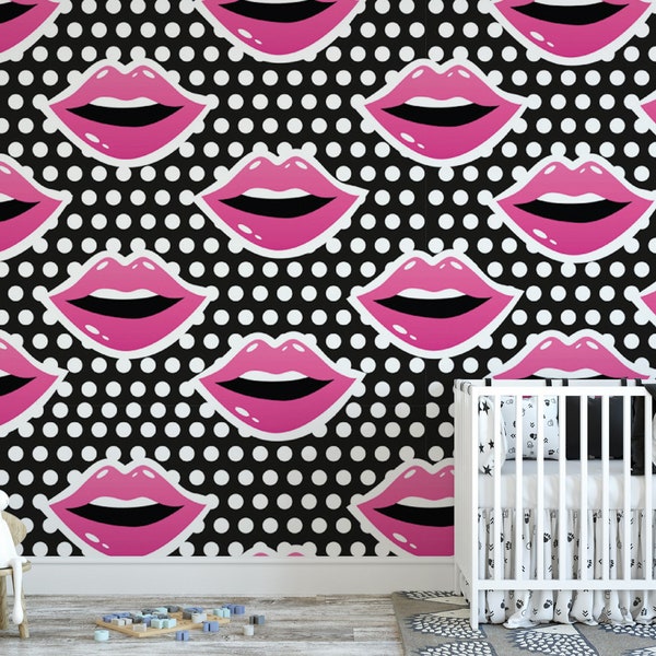 Removable Wallpaper Pink - Etsy