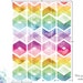 Watercolor Chevron Rainbow Removable Wallpaper Wall Art Peel - Etsy