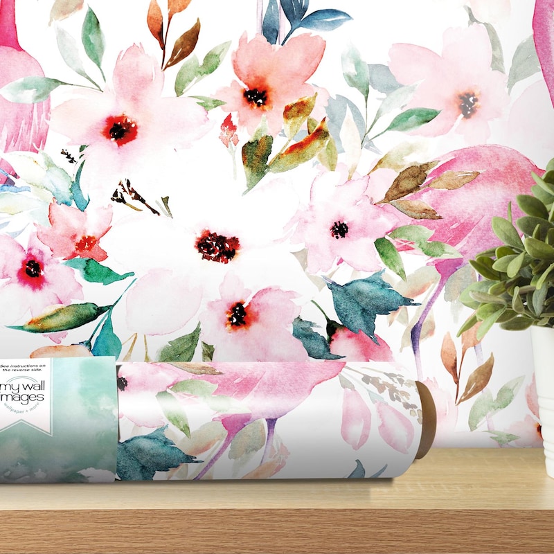 Removable Wallpaper Pink - Etsy