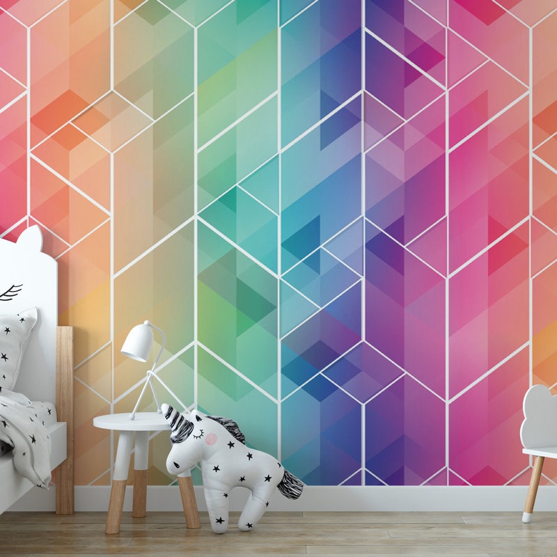 Rainbow Wallpaper - Etsy