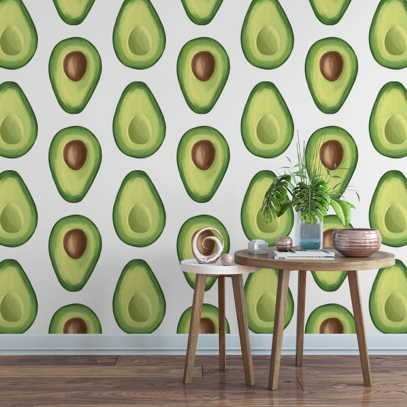 Avocado Wallpaper - Etsy