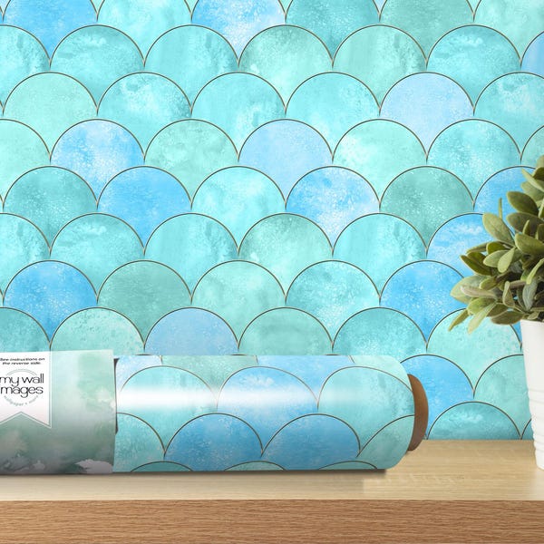 Fish Scale Wallpaper - Etsy