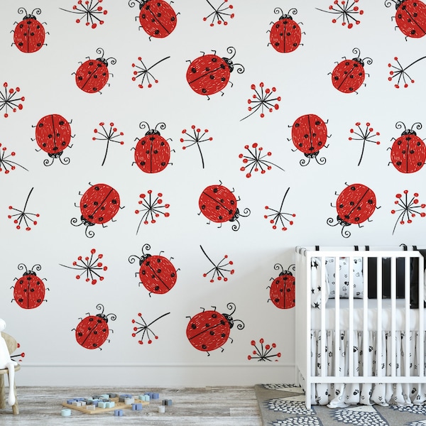 Ladybug Wall Decal - Etsy
