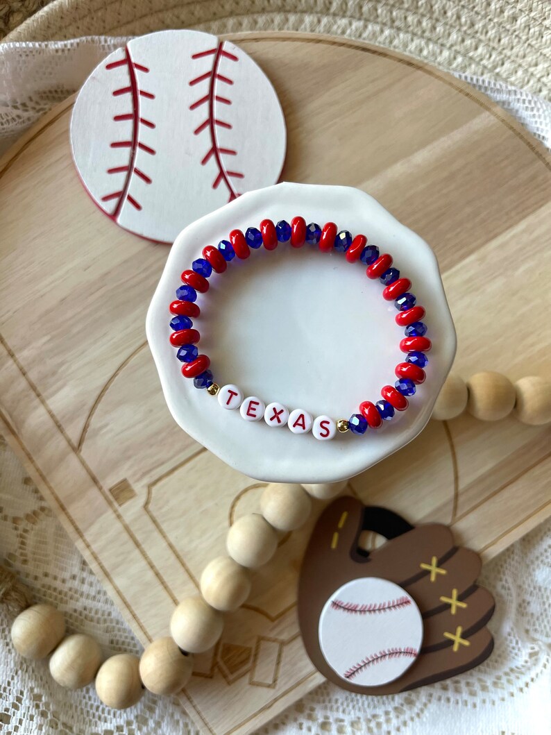 Texas Rangers 18k Gold Filled Stackable Bracelets Rangers Bracelets ...