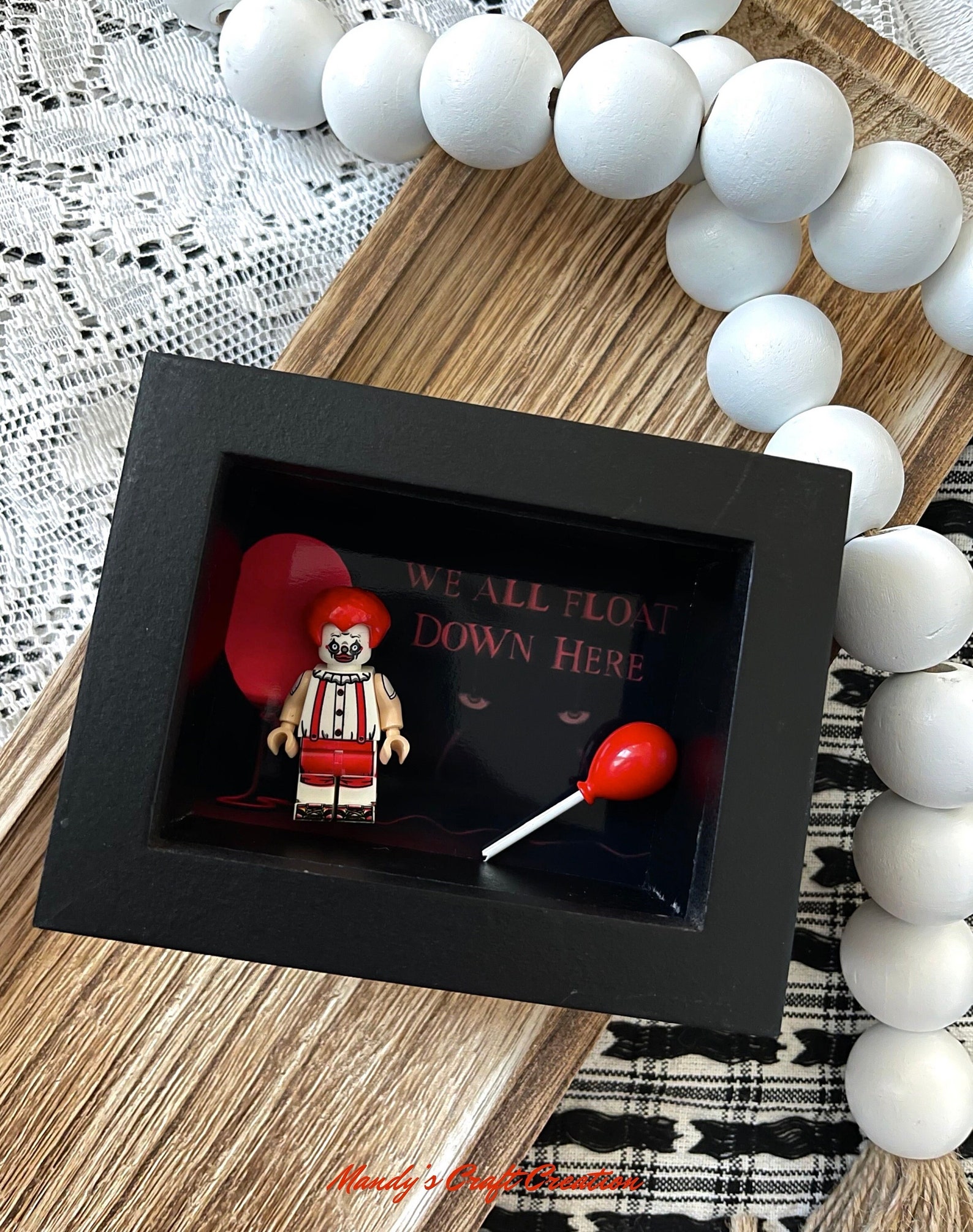 Pennywise Inspired Lego Shadow Box 3x4 Shadow Box Pennywise - Etsy