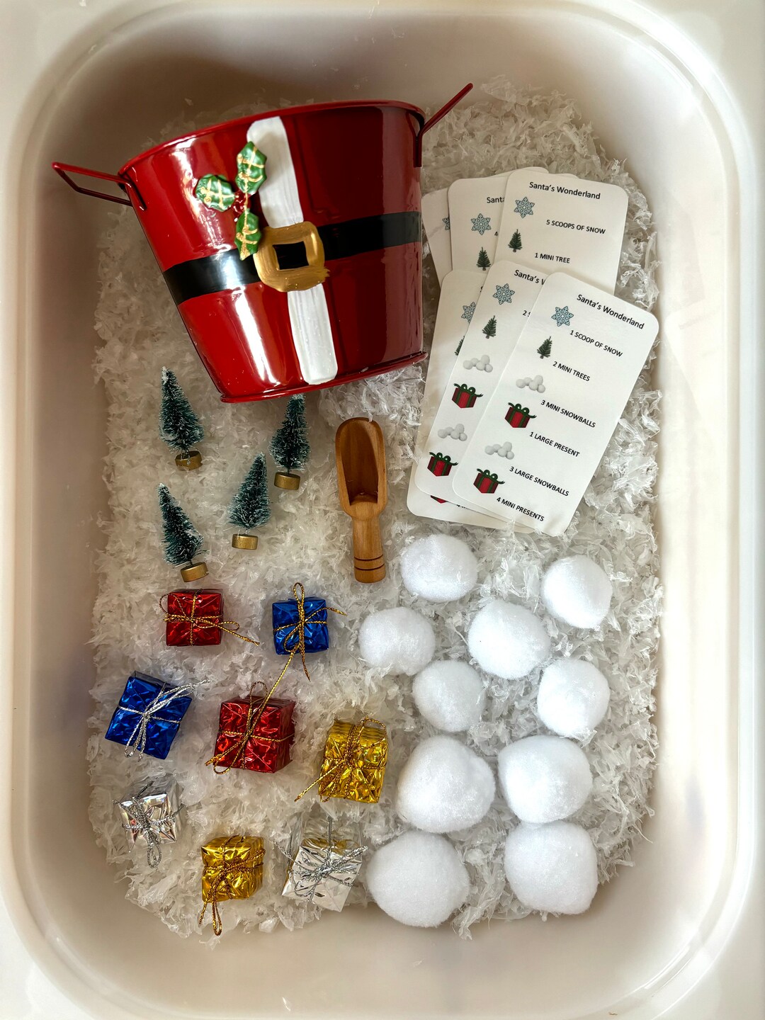 Santas Wonderland Sensory Kit Sensory Activity Imagination - Etsy