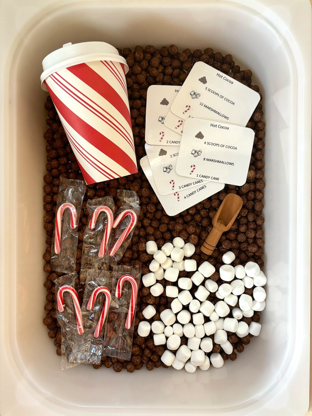 Hot Cocoa Sensory Kit- Imagination Play- Sensory Play- Toddler Play ...