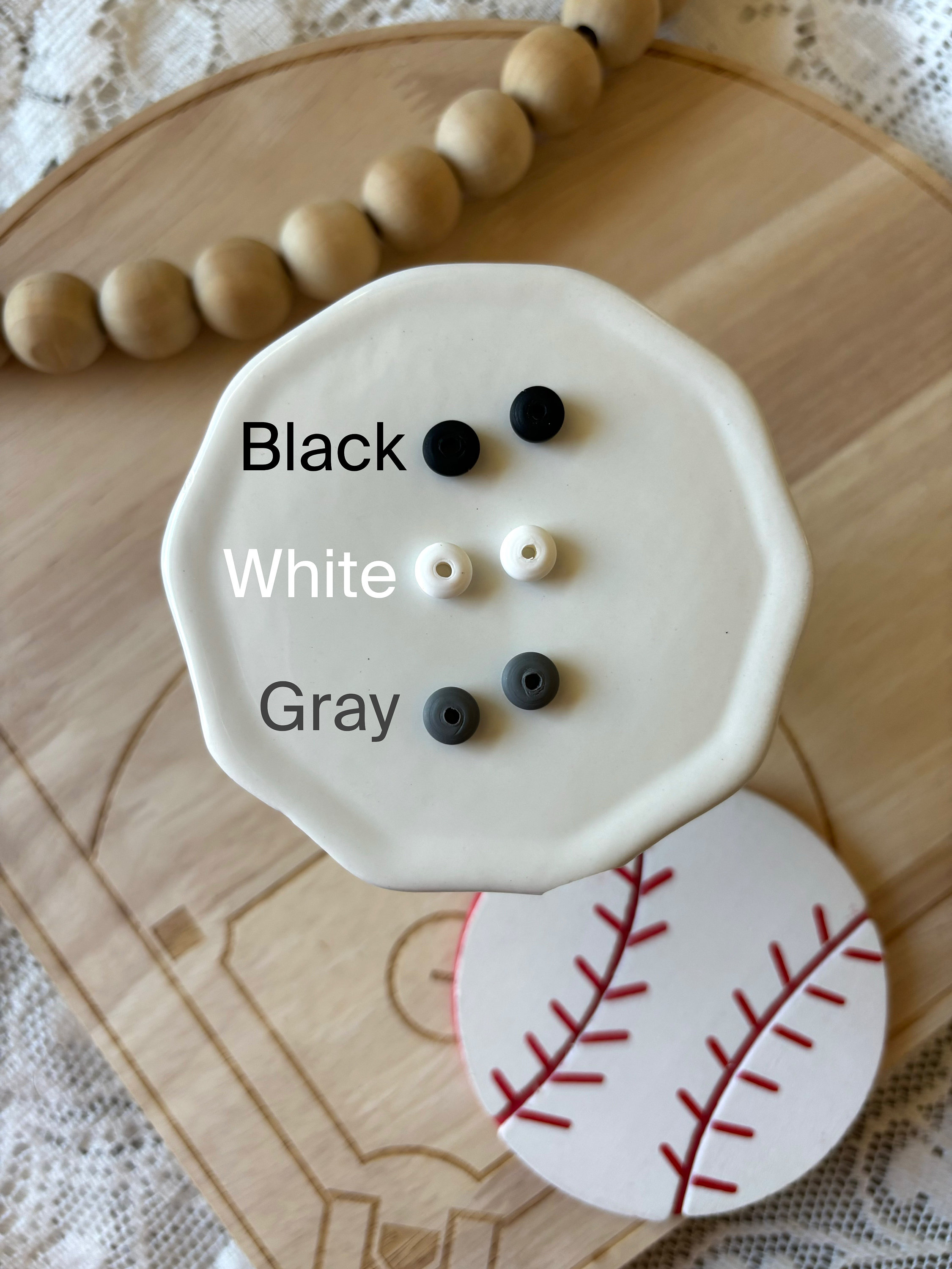 Custom Baseball Bracelets Beaded Bracelets Baseball Season Jewelry for ...