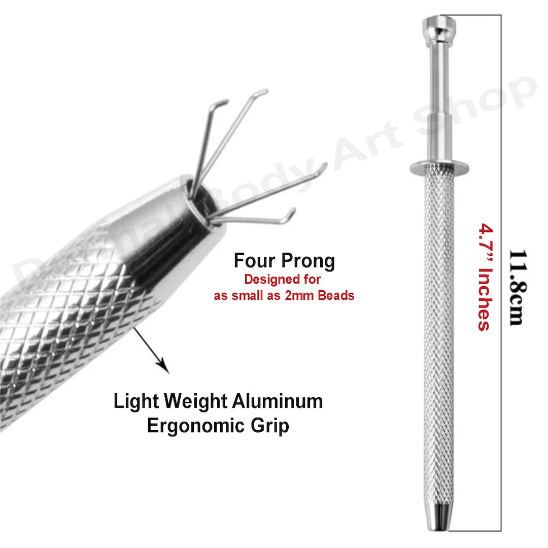 5 Aluminum Bead Ball Diamond Pearl Grabber Holding Crafts Jewelry ...