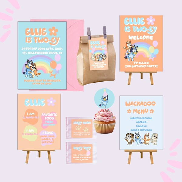 Bluey Birthday - Etsy