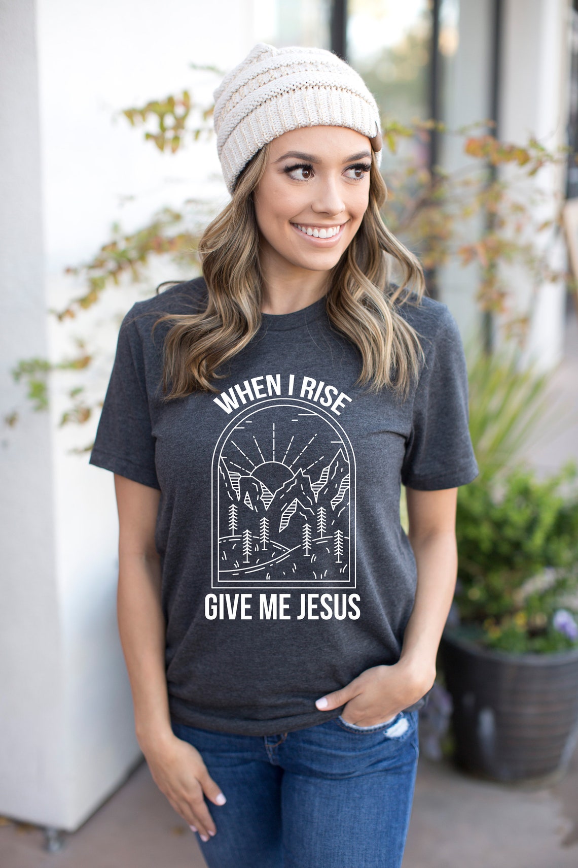 Give Me Jesus Christian Maroon T Shirt for Women/ Faith Based - Etsy
