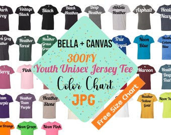 3001y Color Chart | Etsy