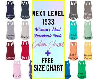Next Level Color Chart | Etsy