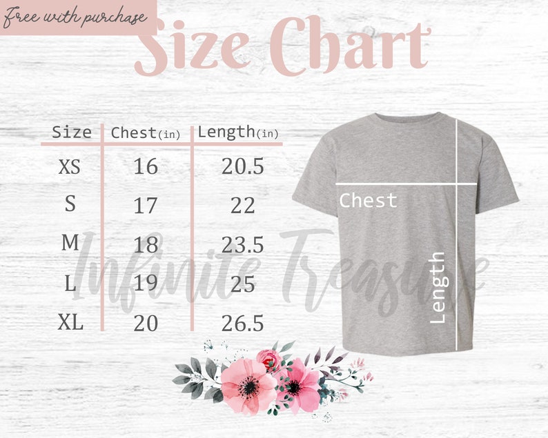 Gildan 64500b Color Chart 24 Colors Softstyle Youth T Shirt Etsy