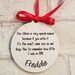 Personalised Height Memory Bauble Keepsake Gift Ribbon | Etsy