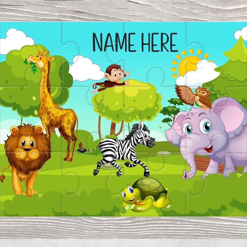 Jungle Jigsaw Puzzle - Etsy UK