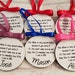 Personalised Height Memory Bauble - Keepsake Gift - Ribbon Measurement ...