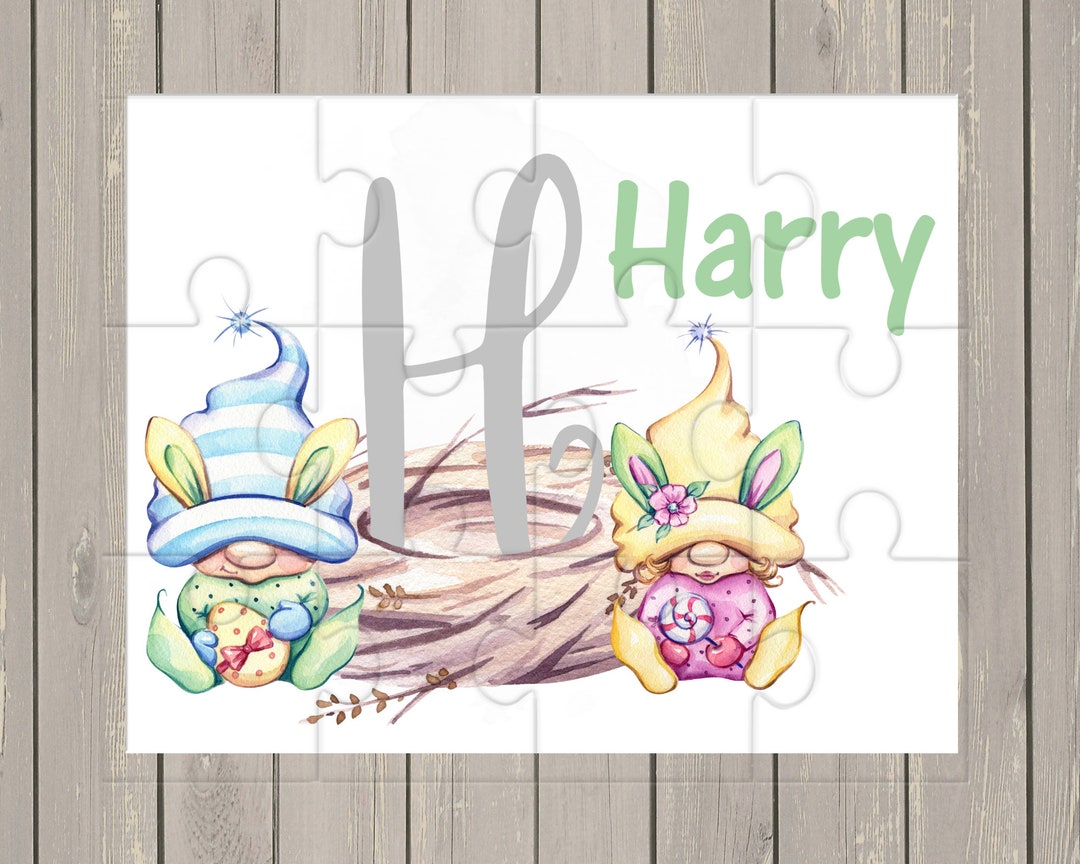 Personalised Easter Jigsaw Puzzle - Easter Gifts - Educational Gifts ...