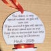 Personalised Height Memory Bauble - Keepsake Gift - Ribbon Measurement ...