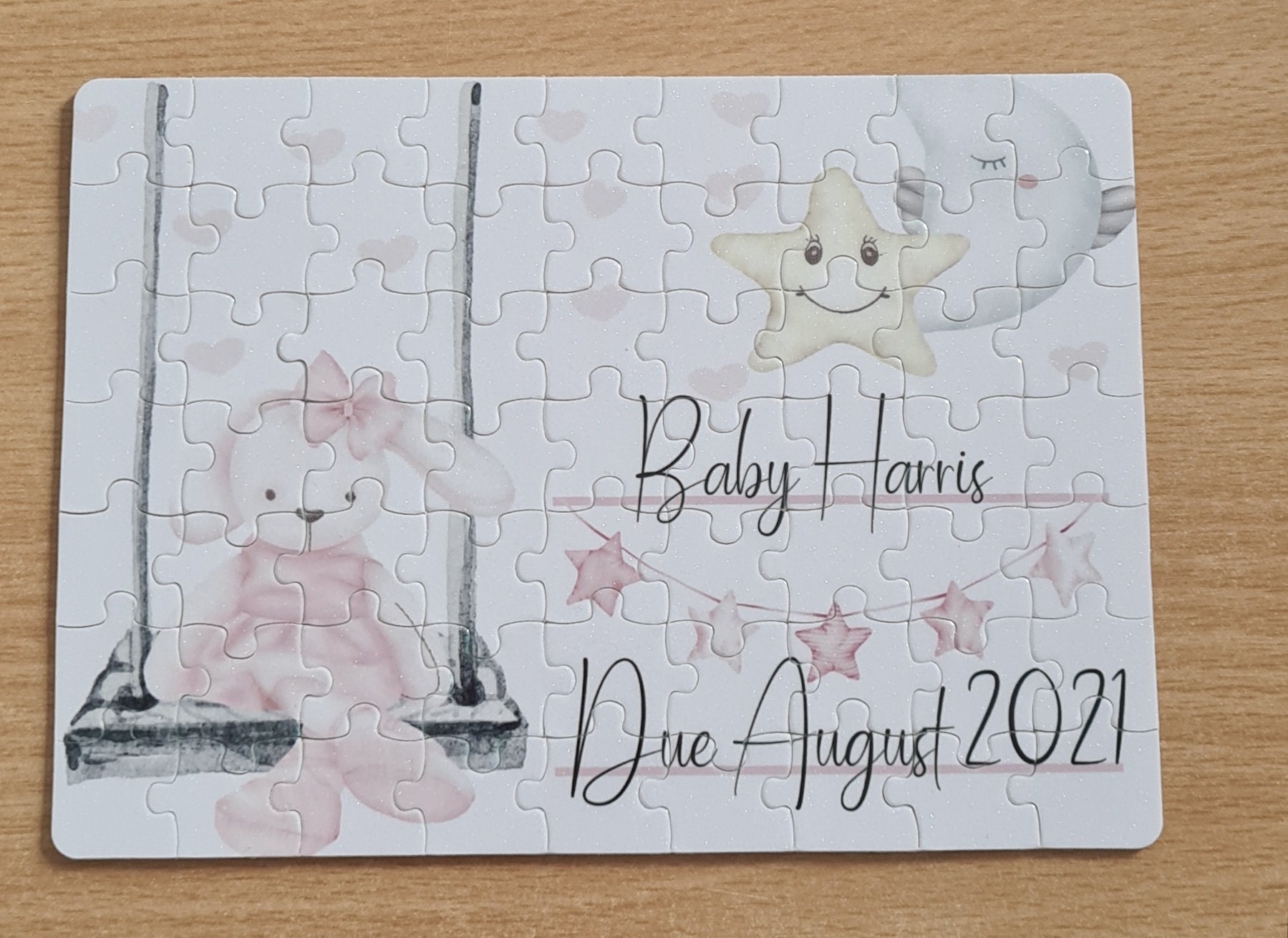 Personalised Pregnancy Reveal Announcement Jigsaw Puzzle | Etsy