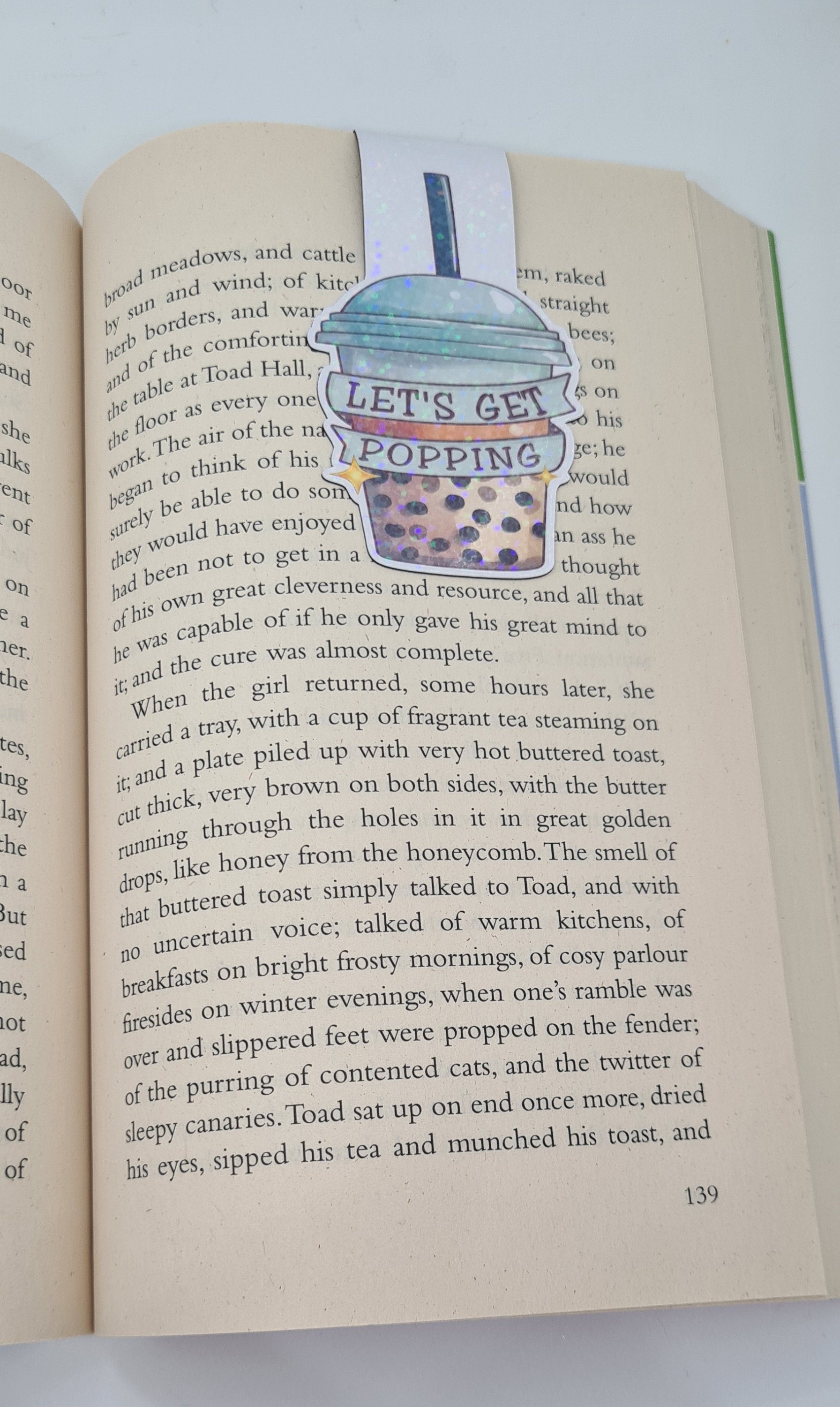 Bubble Tea Magnetic Bookmark Boba Bubble Tea Kawaii Design - Etsy
