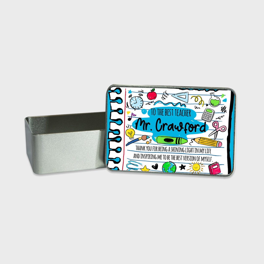 End of School Year Teacher Gift, Teaching Assistant Gift, Personalised ...