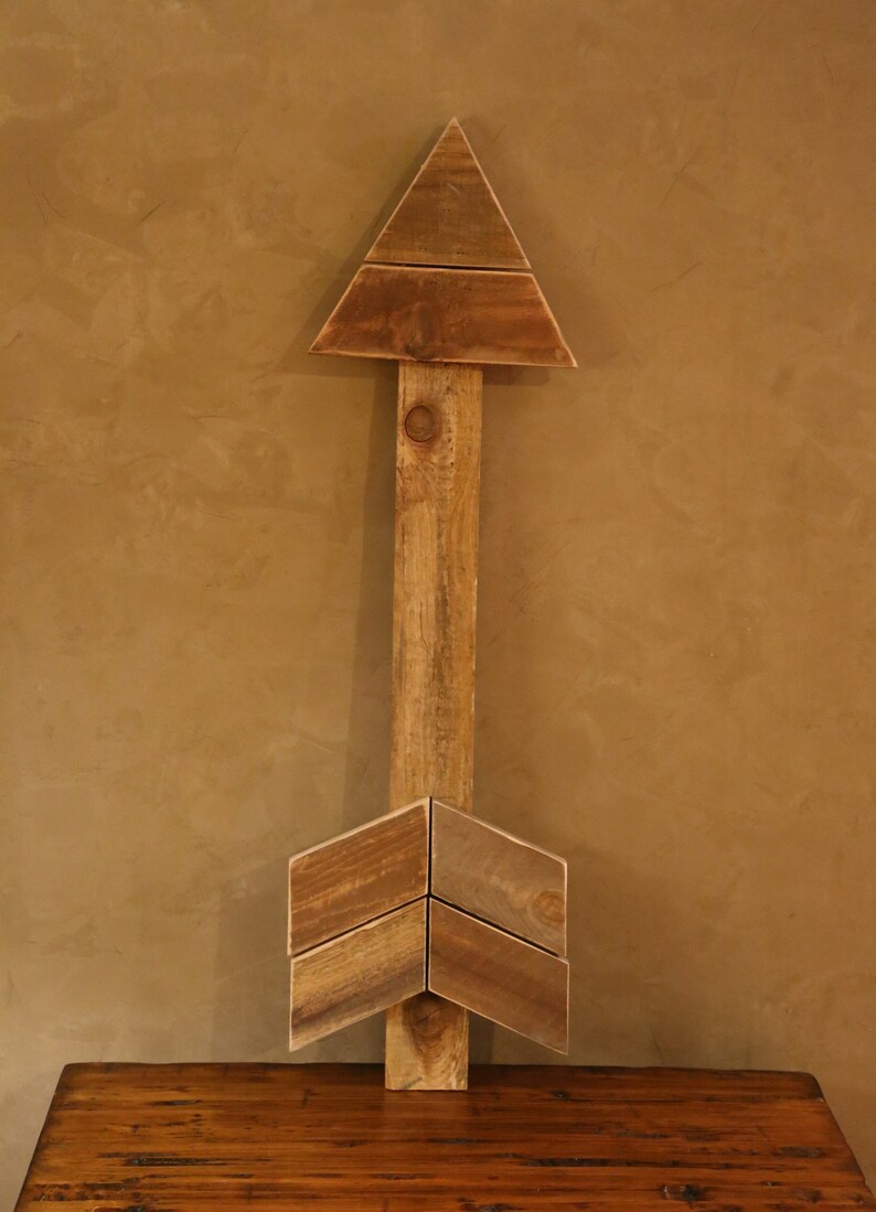 Rustic Pallet Wood Arrow Upcycled Pallet Wood Arrow for Home - Etsy