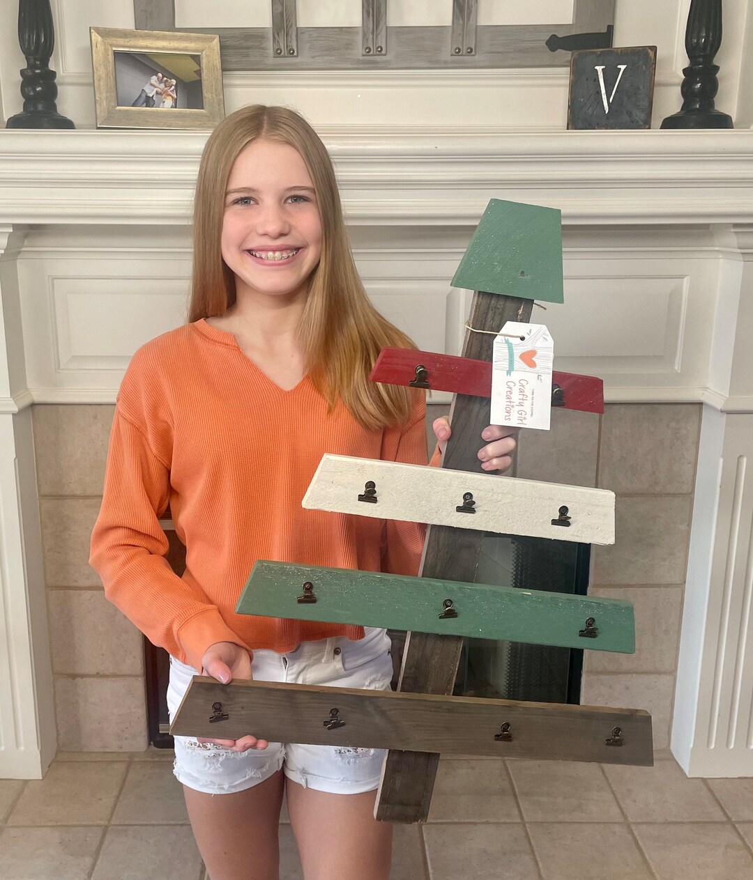 Christmas Tree Card Holder | Christmas Card Display | Holiday Card ...