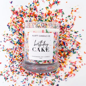 Handmade Soy Candle 12oz Celebrate - Etsy