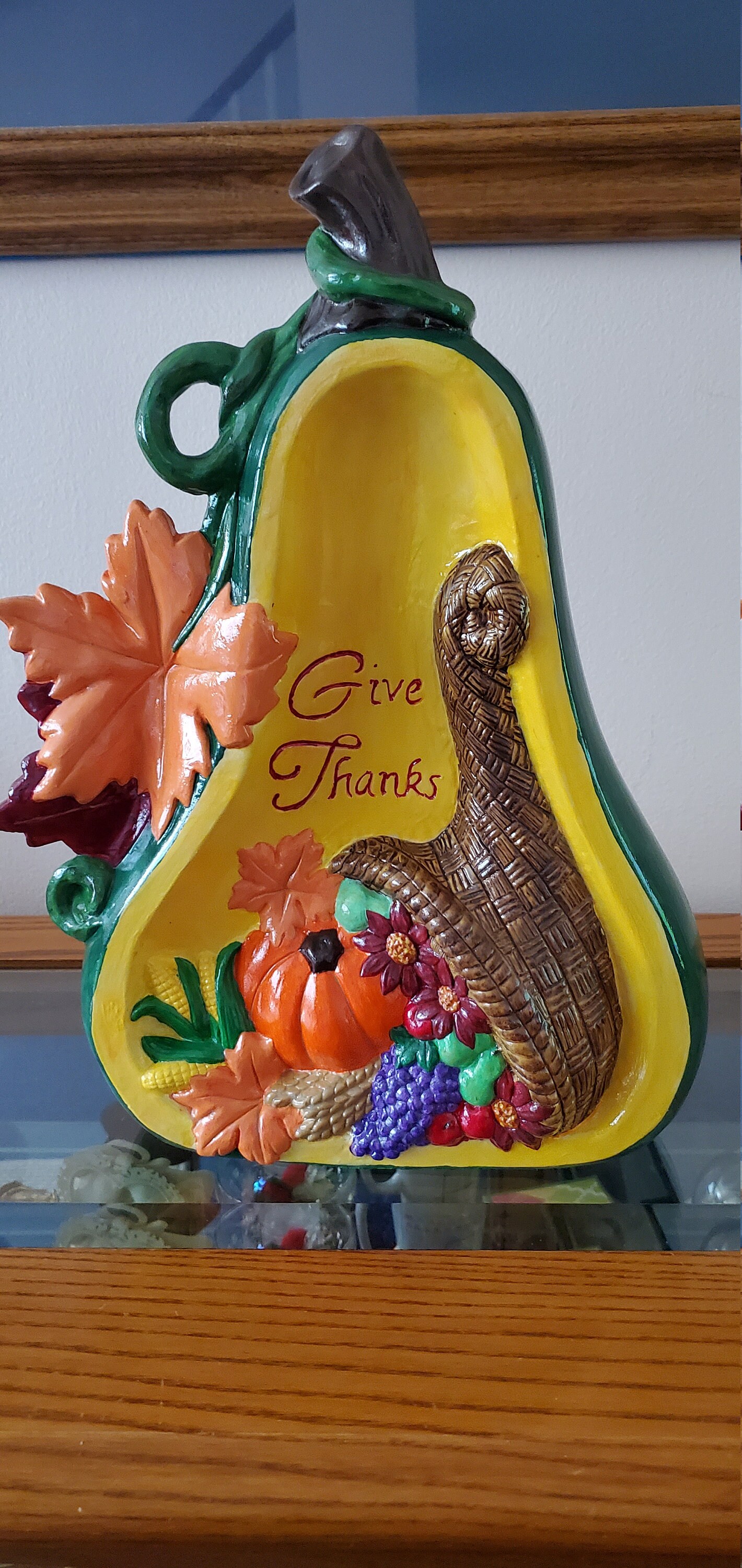 Ceramic Cornucopia Inside Squash - Etsy