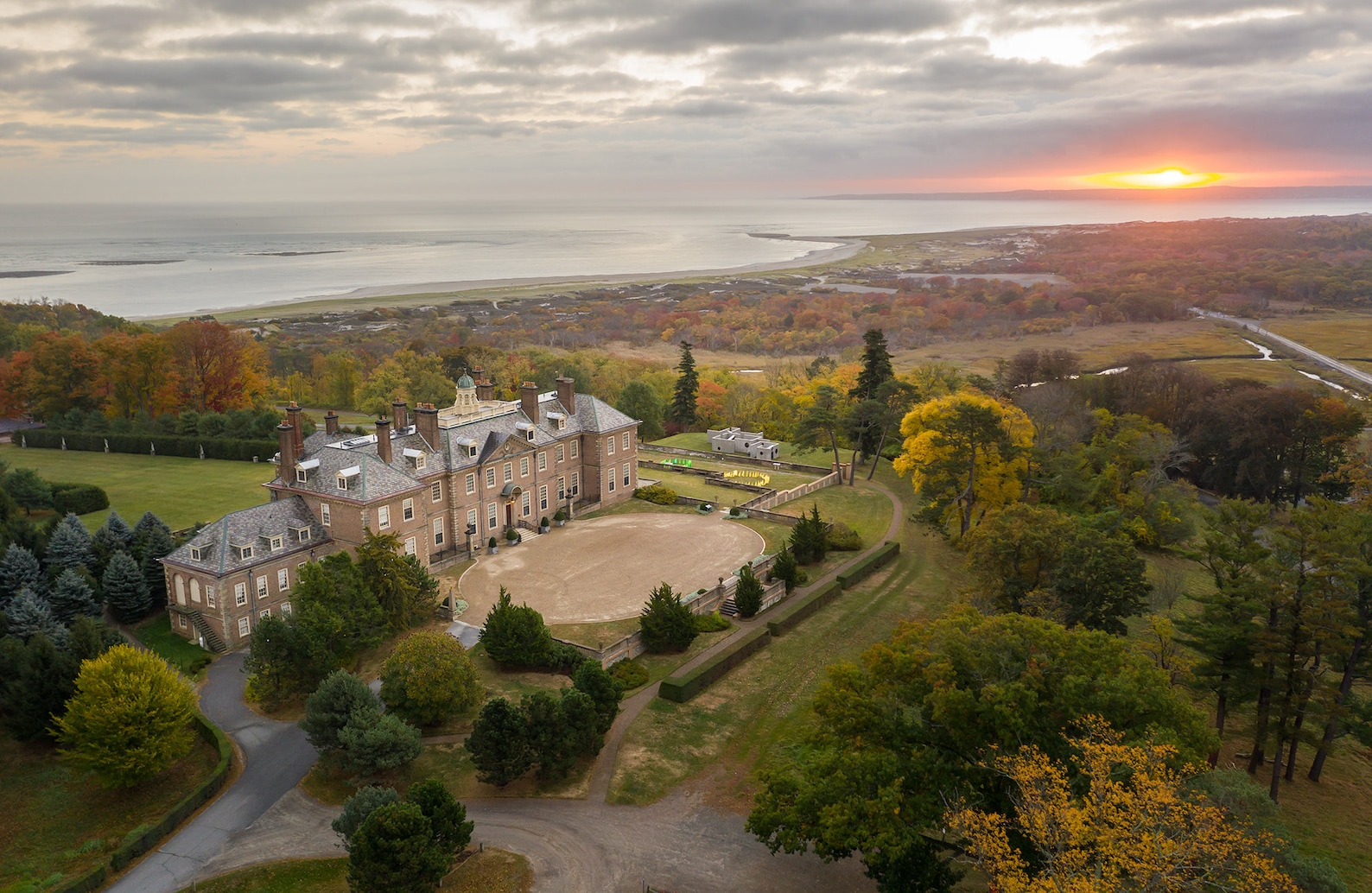 Castle Hill on the Crane Estate in Ipswich MA. Autumn Sunrise Fine Art ...