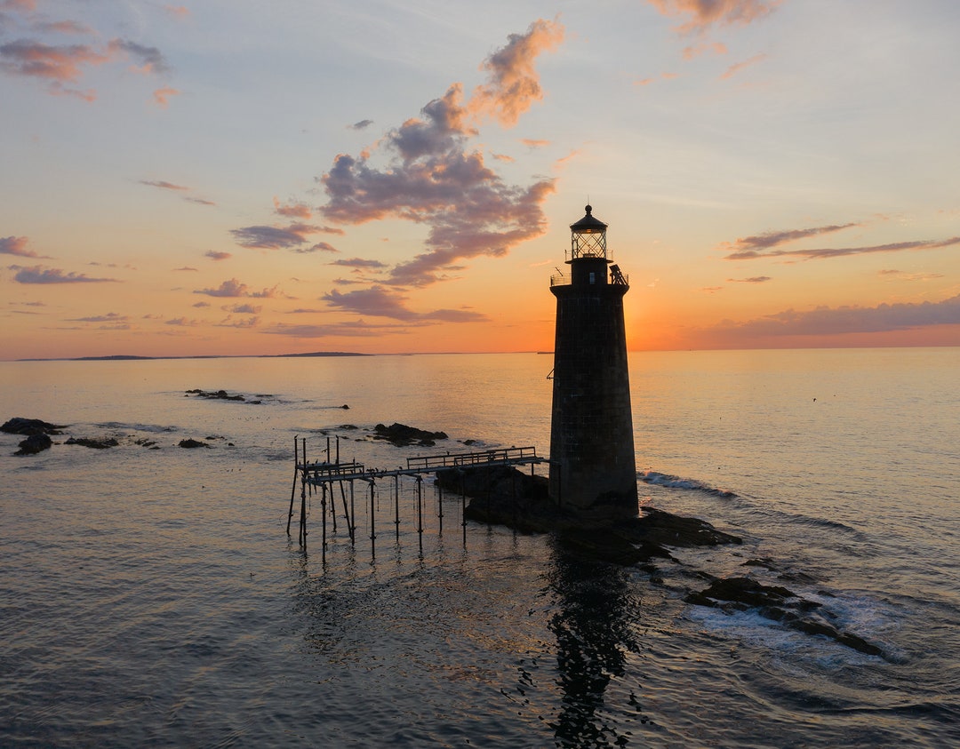Rams Island Ledge Light Portland Maine Fine Art, Metal, Acrylic Wall ...