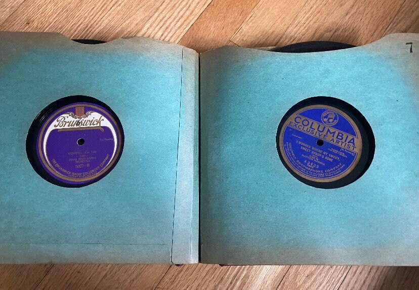 Rare 8 Early 1920-1930s 78 RPM Vinyl Records From Victor, Brunswick ...