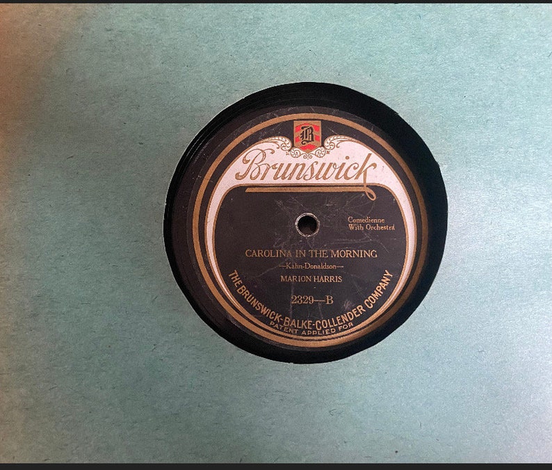 Rare 8 Early 1920-1930s 78 RPM Vinyl Records From Victor, Brunswick ...