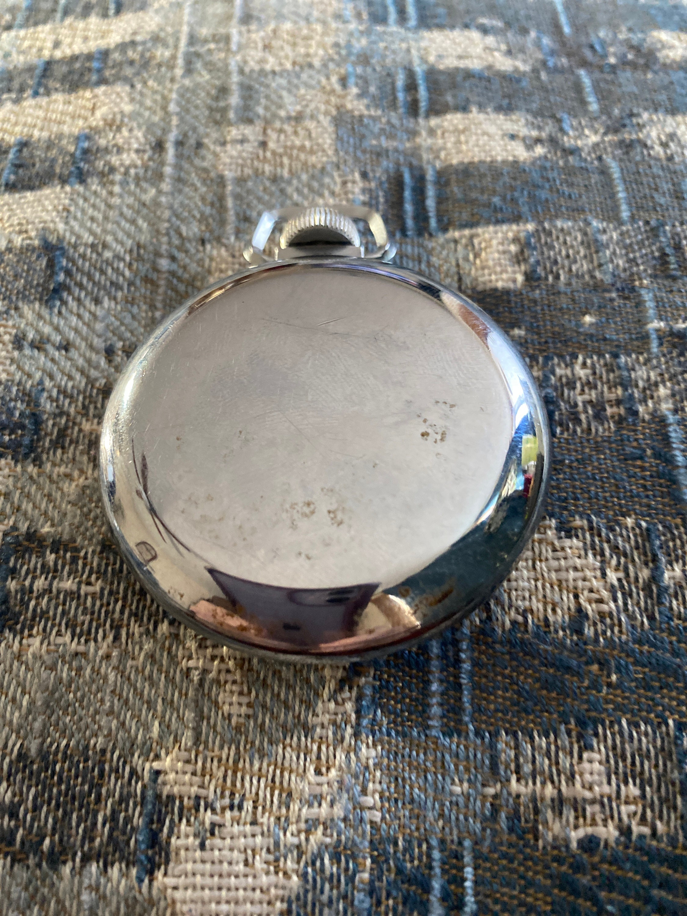 VTG 1950's 50mm Ingraham Autocrat Chromium-plated Mechanical Pocket ...