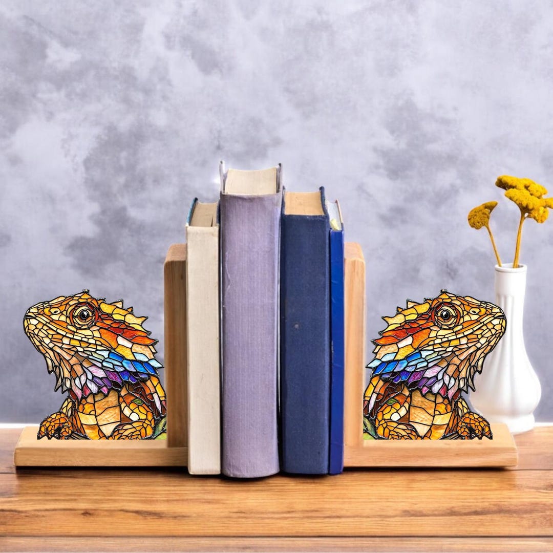 Woodland Animal Acrylic Bookend – Cute Animal Shelf Decor for Kids ...