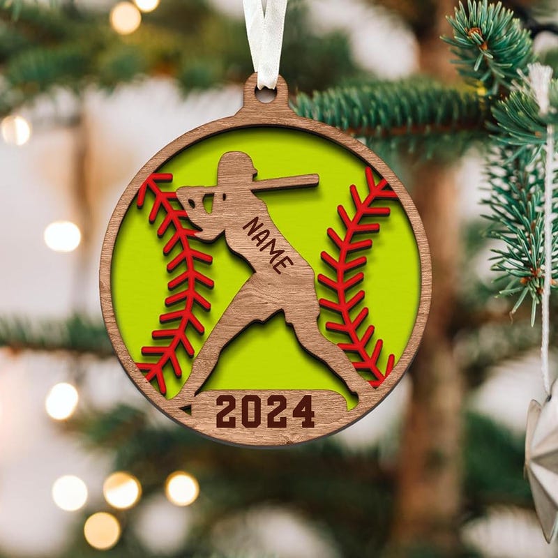 Softball Christmas - Etsy