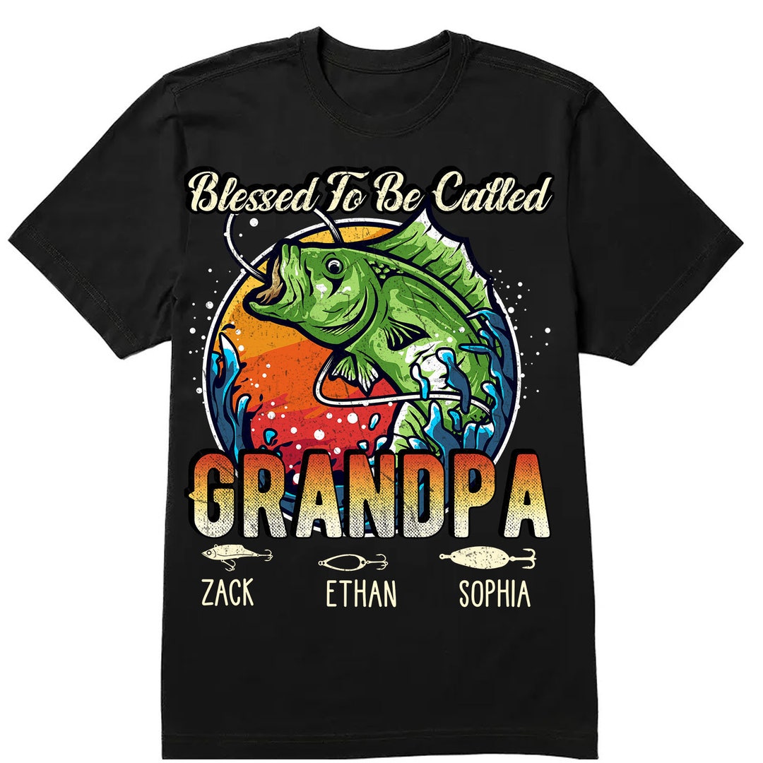 Father's Day 2024, Personalized Fishing Buddies Dad Shirt, Funny ...