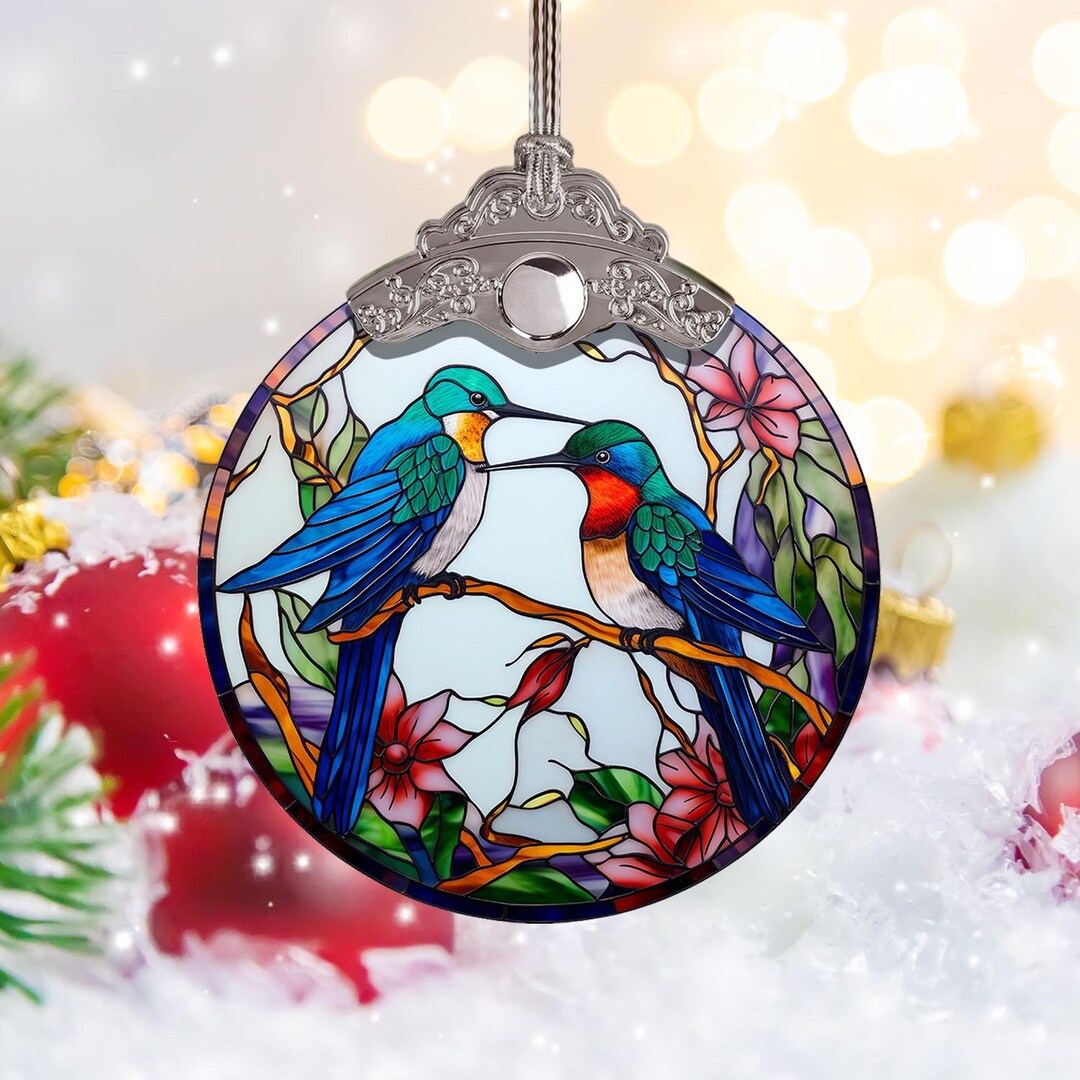 Hummingbird Christmas Ornament Hummingbird Gifts Hummingbird Christmas ...