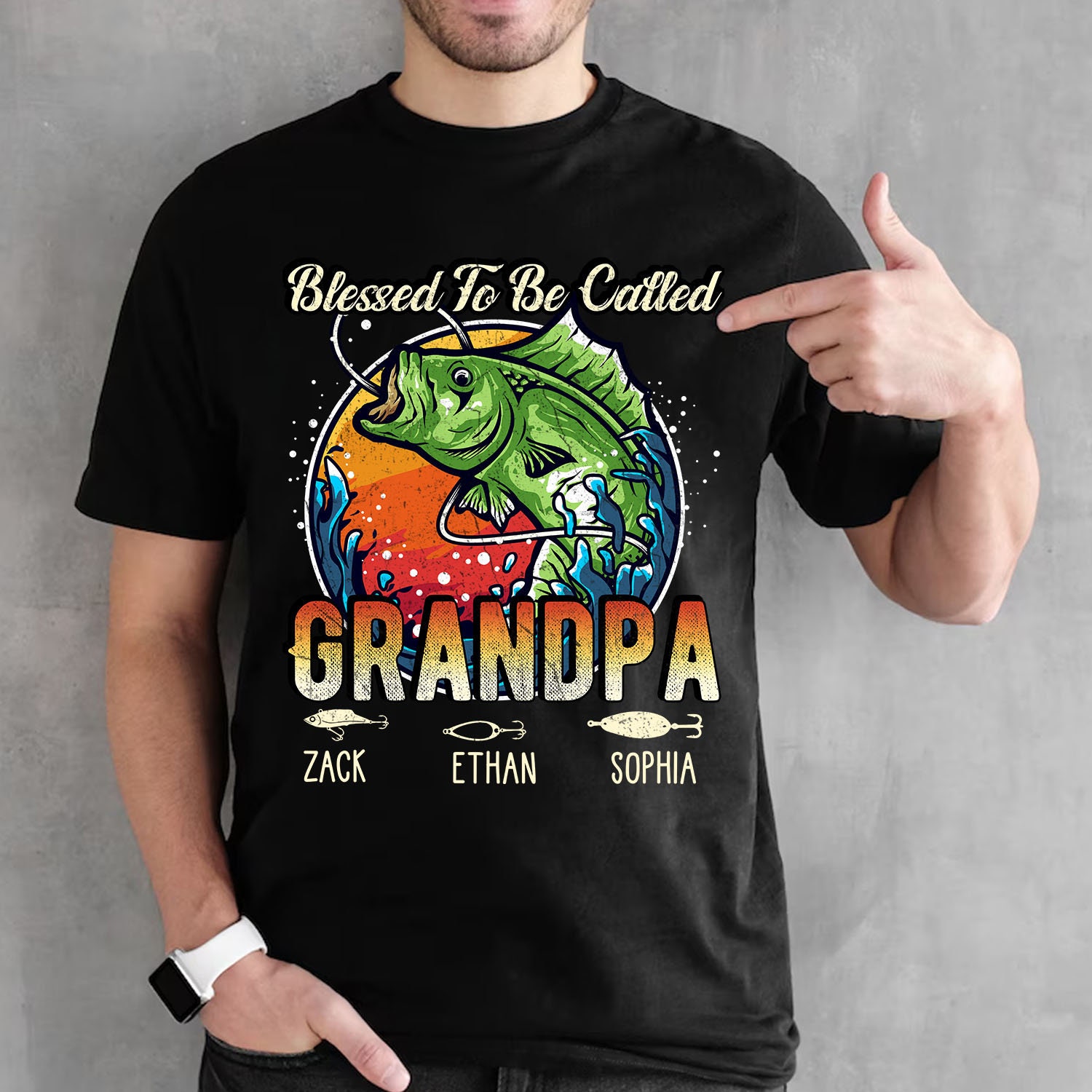 Father's Day 2024, Personalized Fishing Buddies Dad Shirt, Funny ...