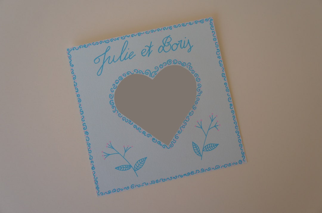 Scratch off Wedding Invitation romantic Theme / Scratch off Wedding ...