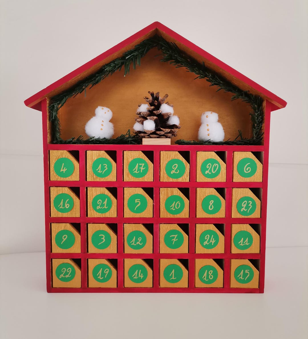 Homemade Advent Calendar Original Advent Calendar Waiting for Christmas ...